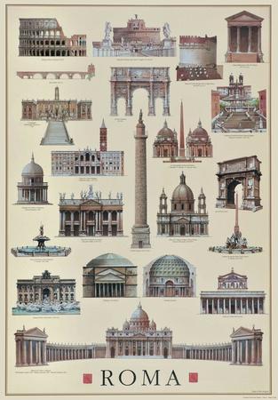 'Architettura Roma' Poster | AllPosters.com