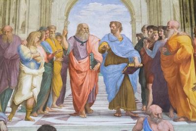 'Aristotle and Plato: Detail from the School of Athens in the Stanza ...