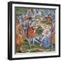 Armoured Soldiers Firing Match-Lock Arquebus, Late 15th Century Giclee ...