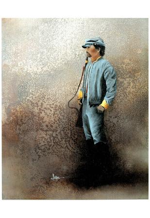 'Army Confederate Soldier Art Print Poster' Print | AllPosters.com