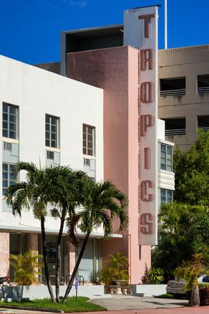 'Art Deco Architecture of Miami Beach - The Tropics Hotel - Florida ...
