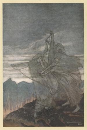'The Norns Vanish' Art - Arthur Rackham | AllPosters.com