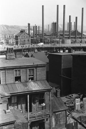 Pittsburgh Slums Photographic Print - Arthur Rothstein | AllPosters.com