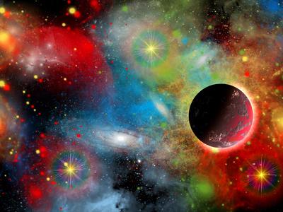 'Artist's Concept Illustrating Our Beautiful Cosmic Universe ...