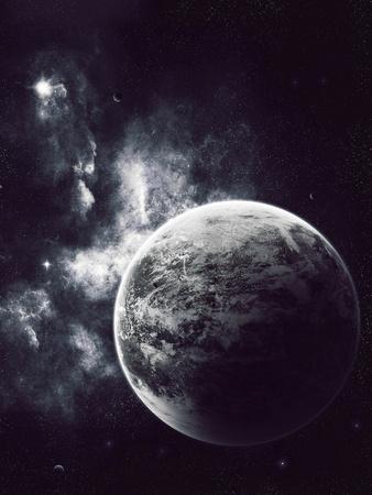 'Artist's Concept of a Windy Planet with a Thick Atmosphere ...