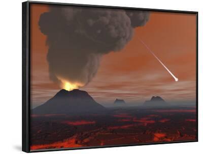 'Artist's Concept Showing How the Surface of Earth Appeared During the ...