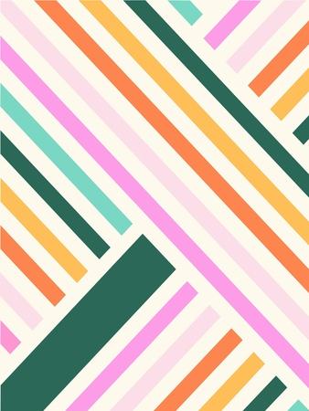 Colorful Street Lines Giclee Print - Artprink | AllPosters.com