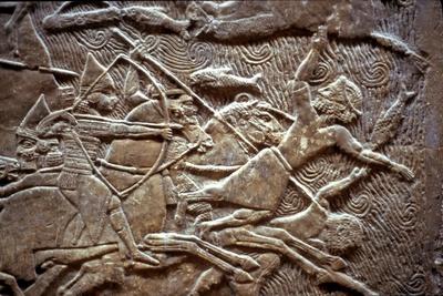 Ashurbanipal at the Battle of Til-Tuba, 650-620 BC Giclee Print ...