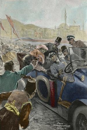 'Assassination of Archduke Franz Ferdinand (1863-1914) in Sarajevo ...