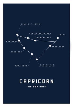 'Astrology Chart Capricorn' Posters | AllPosters.com