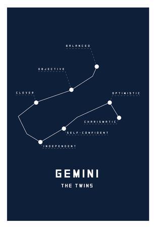 'Astrology Chart Gemini' Prints | AllPosters.com