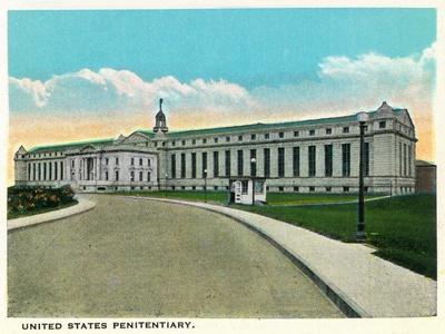 'Atlanta, Georgia - US Penitentiary Exterior' Poster - Lantern Press ...