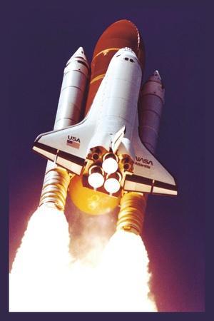Space Shuttle Cockpit Poster