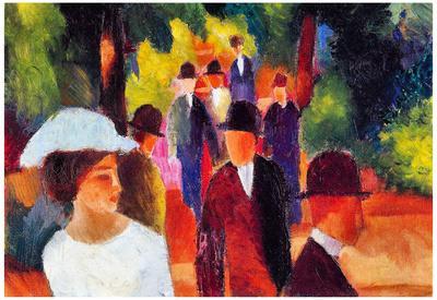 'August Macke Promenade II Art Print Poster' Prints | AllPosters.com