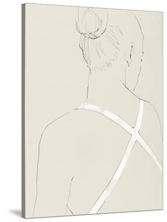 'Delicate Pose - Margot' Stretched Canvas Print - Aurora Bell ...