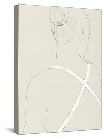 'Delicate Pose - Margot' Stretched Canvas Print - Aurora Bell ...