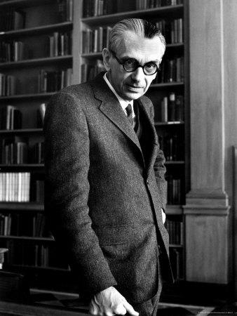 'Austrian Born Mathematician Kurt Godel in Serious Portrait at ...