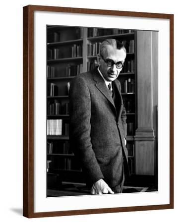 'Austrian Born Mathematician Kurt Godel in Serious Portrait at ...