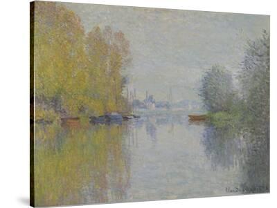 'Autumn on the Seine, Argenteuil, 1873' Stretched Canvas Print - Claude ...