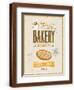 'Vintage Bakery Poster' Posters - avean | AllPosters.com