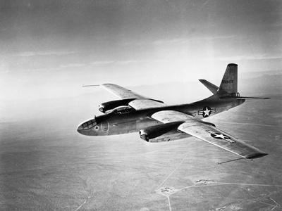 'B-45 Bomber in Flight' Photographic Print | AllPosters.com