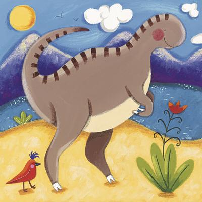'Baby Izzy The Iguanodon' Giclee Print - Sophie Harding | AllPosters.com