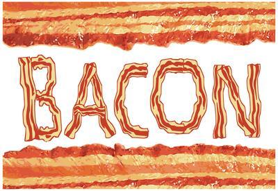 'Bacon Flag Art Poster Print' Prints | AllPosters.com