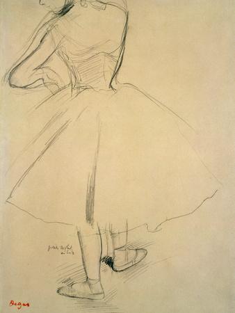 'Ballet Dancer from Behind, 19th Century' Giclee Print - Edgar Degas ...