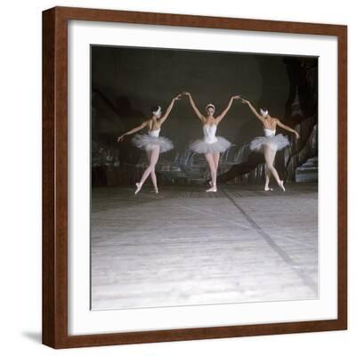 'Ballet Dancers Performing a Scene from Swan Lake' Photographic Print ...