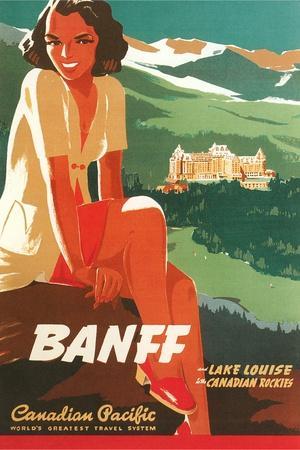 Banff Travel Poster Print | AllPosters.com