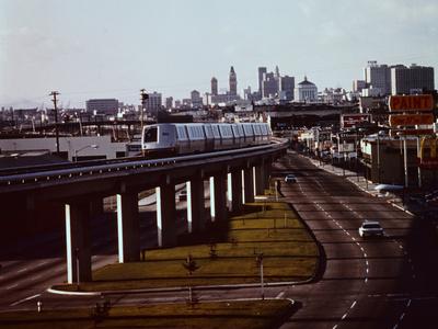 'BART Train in Oakland' Photographic Print | AllPosters.com