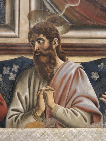 'Bartholomew with Clasped Hands, Detail from the Last Supper, 1450 ...