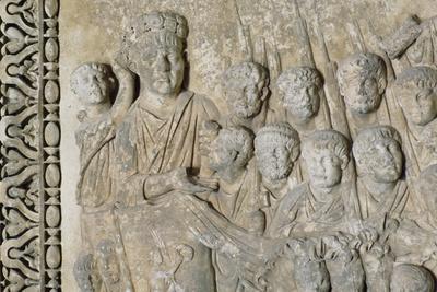 'Bas-Relief Depicting Procession, Palestrina, Lazio, Italy' Giclee ...