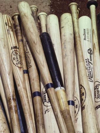 'Baseball Bats' Photographic Print - Paul Sutton | AllPosters.com