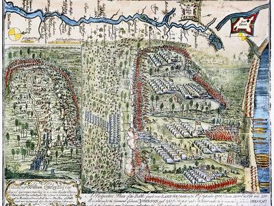 'Battle Of Lake George, 1755' Giclee Print | AllPosters.com