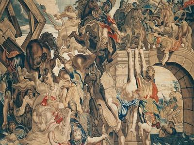 'Battle of Pons Milvius, from a Series Depicting the History of ...