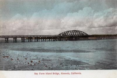 'Bay Farm Island Bridge - Alameda, CA' Posters - Lantern Press ...