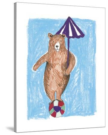 'Bear Balance' Stretched Canvas Print - Katrien Soeffers | AllPosters.com