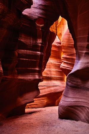 'Bear shaped outline of rock formations in the Upper Antelope Canyon in ...