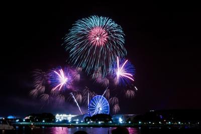 'Beautiful 4Th of July Fireworks Display in the Dark Sky' Photographic ...