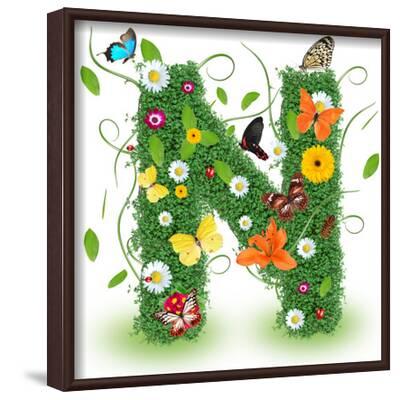 'Beautiful Spring Letter "N"' Prints - Kesu01 | AllPosters.com