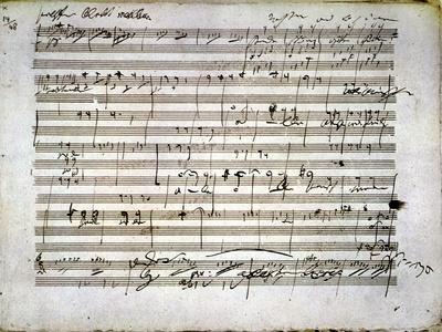 'Beethoven Manuscript' Giclee Print | AllPosters.com