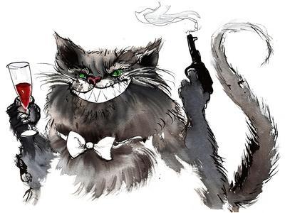 'Behemoth with Pistol Giant Cat Character from 'The Master and ...