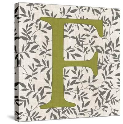 'Leafy Letter - F' Stretched Canvas Print - Belle Poesia | AllPosters.com
