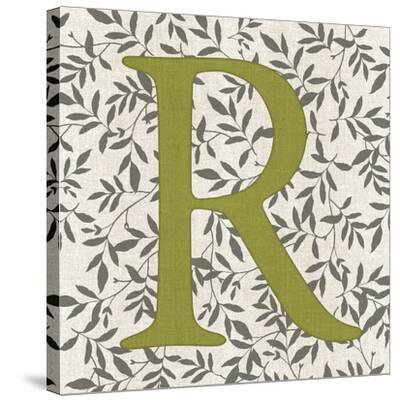 Leafy Letter - R Stretched Canvas Print - Belle Poesia | AllPosters.com