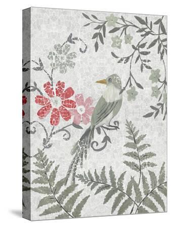 'Mosaic Garden - Perch' Stretched Canvas Print - Belle Poesia ...