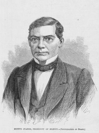'Benito Juarez, President of Mexico.' Giclee Print | AllPosters.com