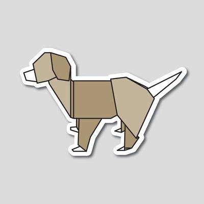 'Origami Dogs_Beagle Cross' Poster - Benitta | AllPosters.com