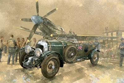 'Bentley and Spitfire' Giclee Print - Peter Miller | AllPosters.com