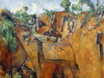 'Bibemus Quarry by Paul Cezanne' Giclee Print | AllPosters.com